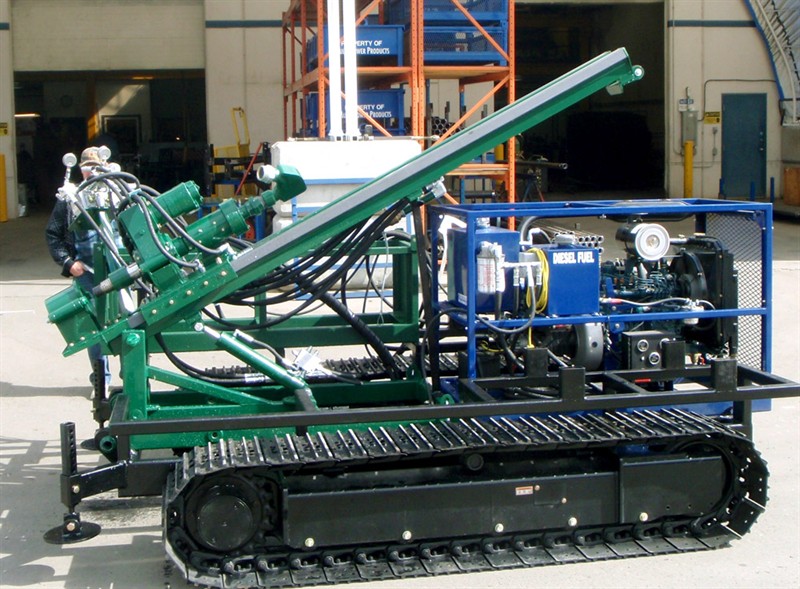 low environmental impact grasshopper drill rig